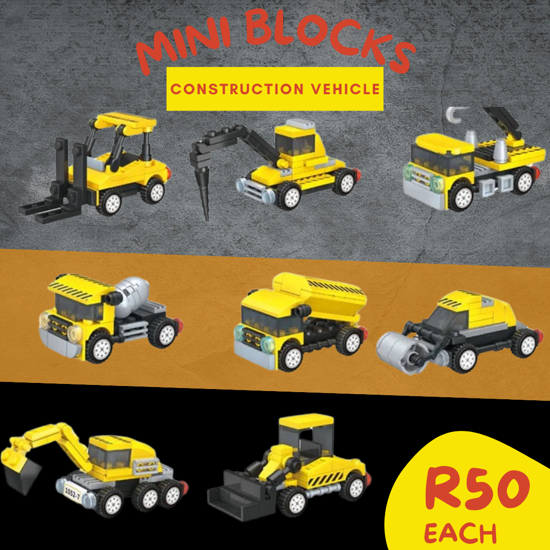 Mini Blocks Construction Vehicle Series – Warehouse 4 All